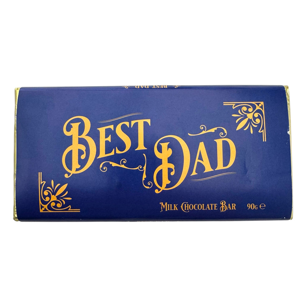Best Dad Milk Chocolate Bar 90g – Lollypop Lane