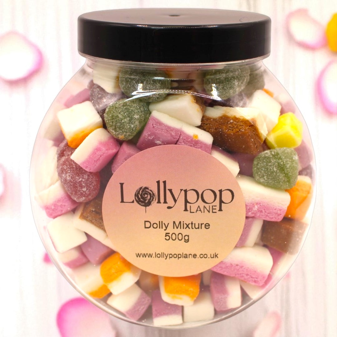 Dolly Mixture Mini Sweet Jar - 500g – Lollypop Lane